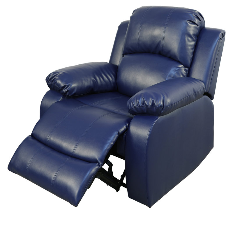 Ebern Designs Ahart Vegan Leather Recliner & Reviews | Wayfair